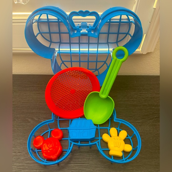 Disney | Toys | Disney Mickey Mouse Sand Toys Carrier Beach Shovel ...